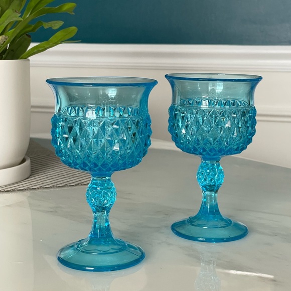 Indiana Glass | Kitchen | Vintage Indiana Glass Co Goblets | Poshmark